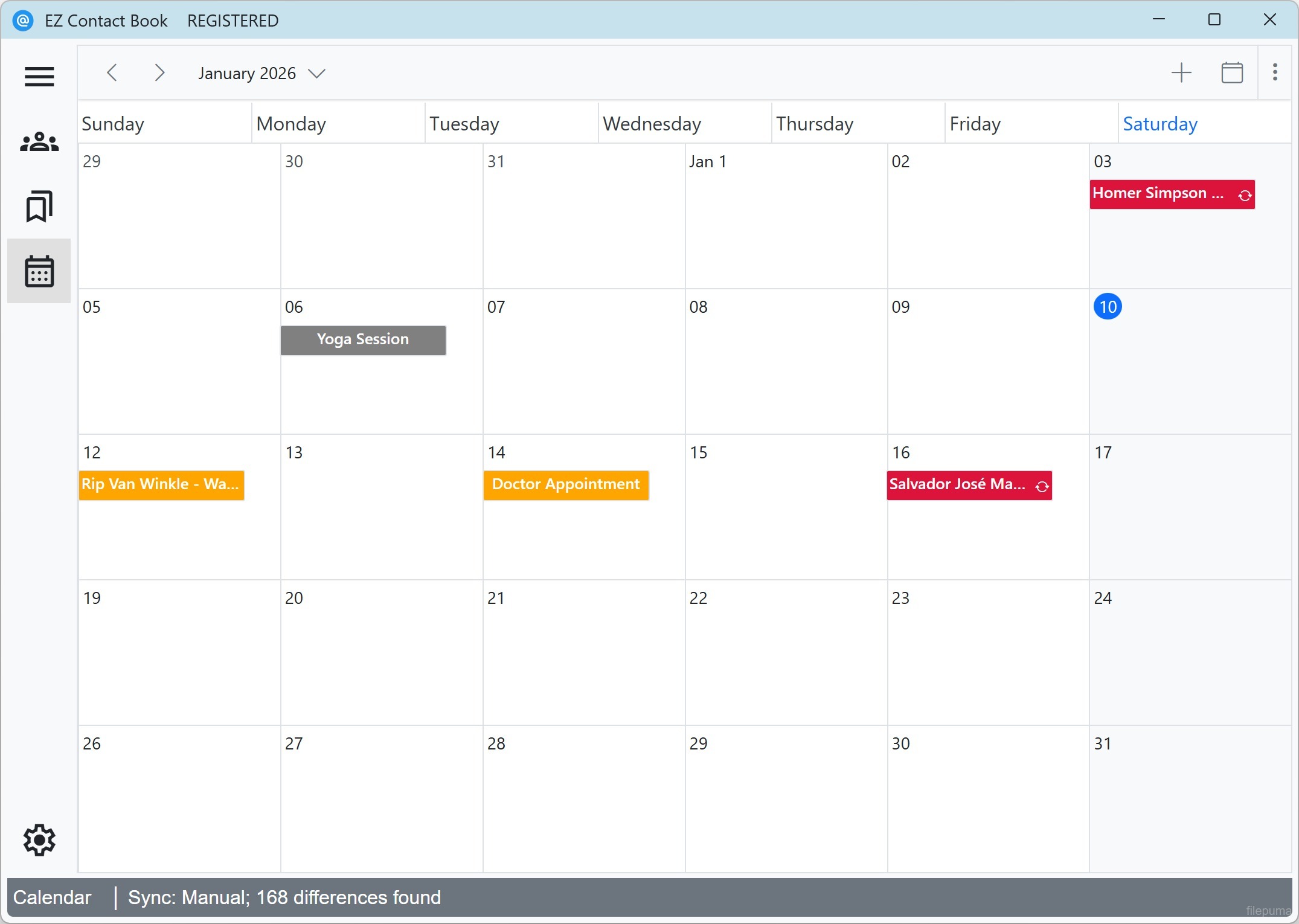 Télécharger EZ Contact Book 6.0.0.18 pour windows - Filepuma.com
