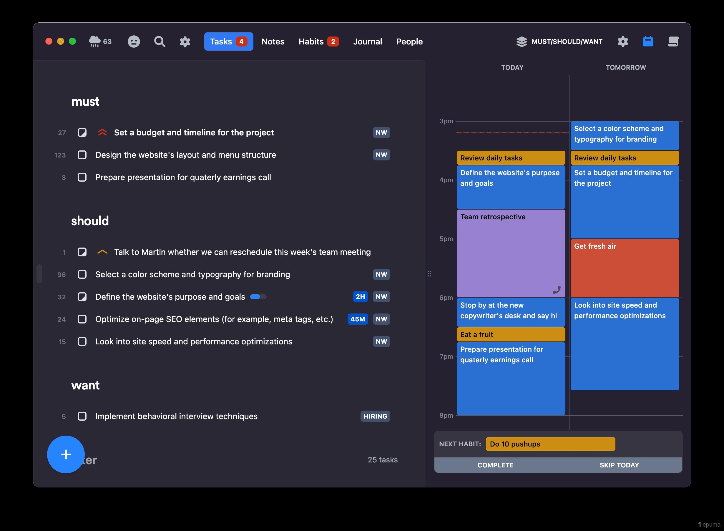 Unduh Lunatask 2.1.20 untuk windows - Filepuma.com