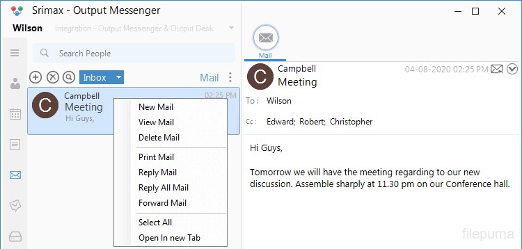 Download Output Messenger (64bit) 2.0.61 for windows - Filepuma.com
