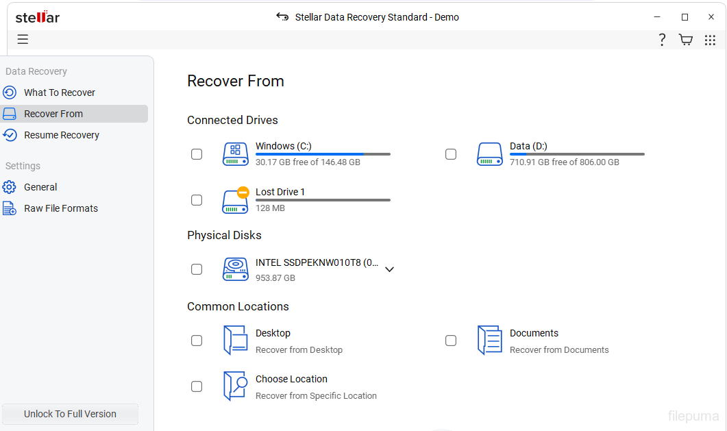 Download Stellar Data Recovery Standard 12.0.0.0 for windows - Filepuma.com