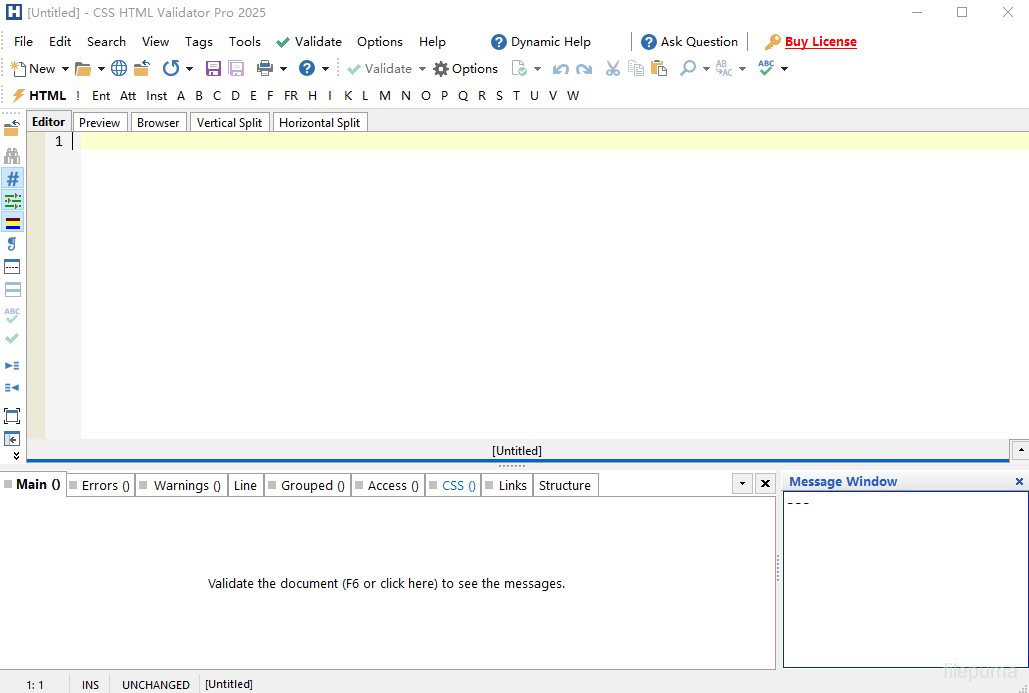 下载 CSS HTML Validator Pro 25.0300 为了 windows - Filepuma.com