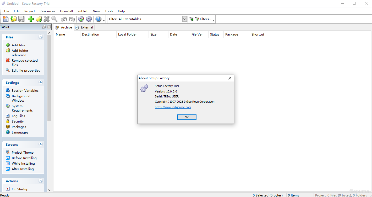 Descargar Setup Factory 10.0.1.0 para windows - Filepuma.com