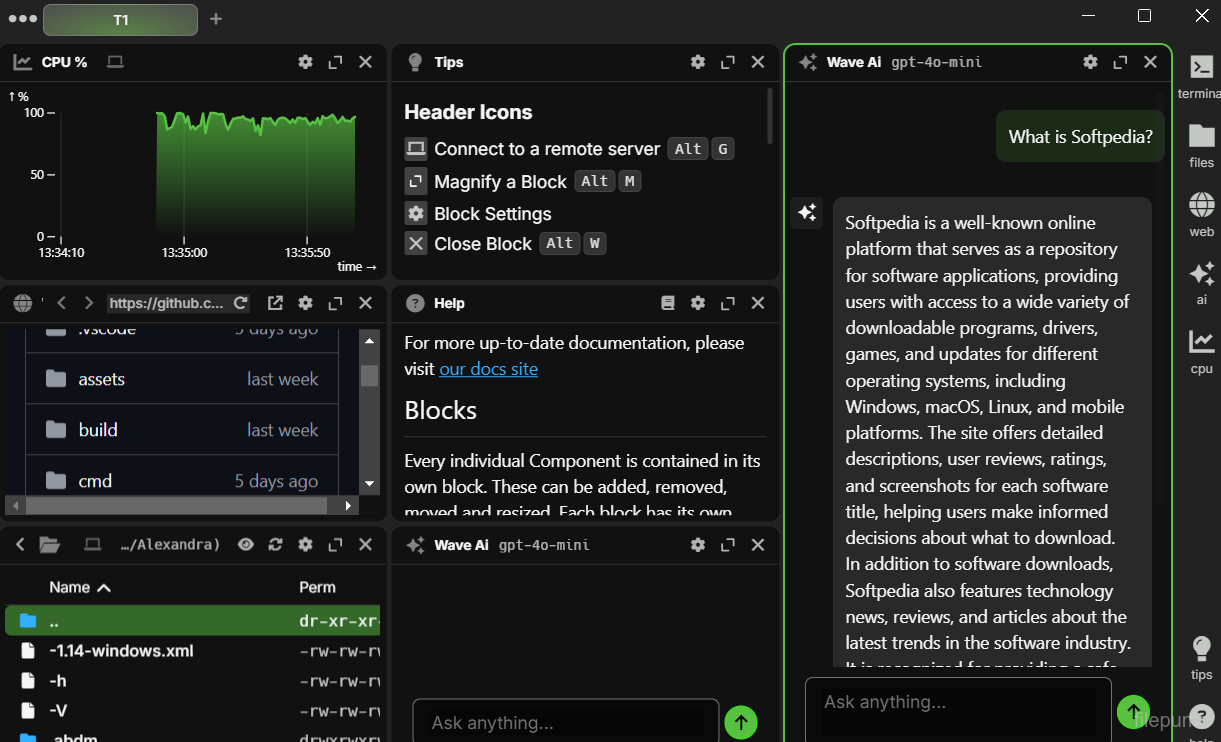 Download Wave Terminal 0.11.6 for windows - Filepuma.com