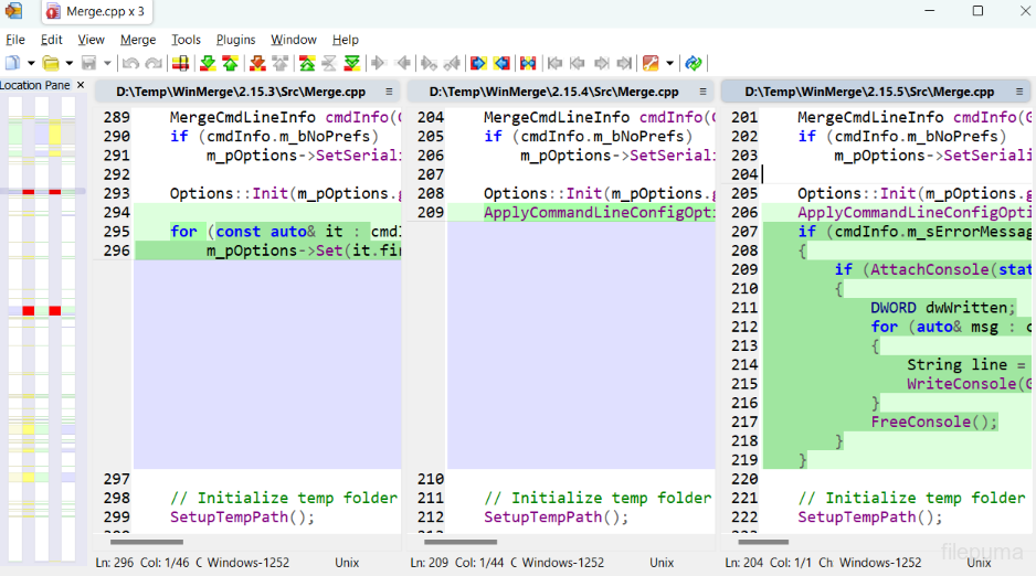 Scaricare WinMerge (64bit) 2.16.46 per windows - Filepuma.com