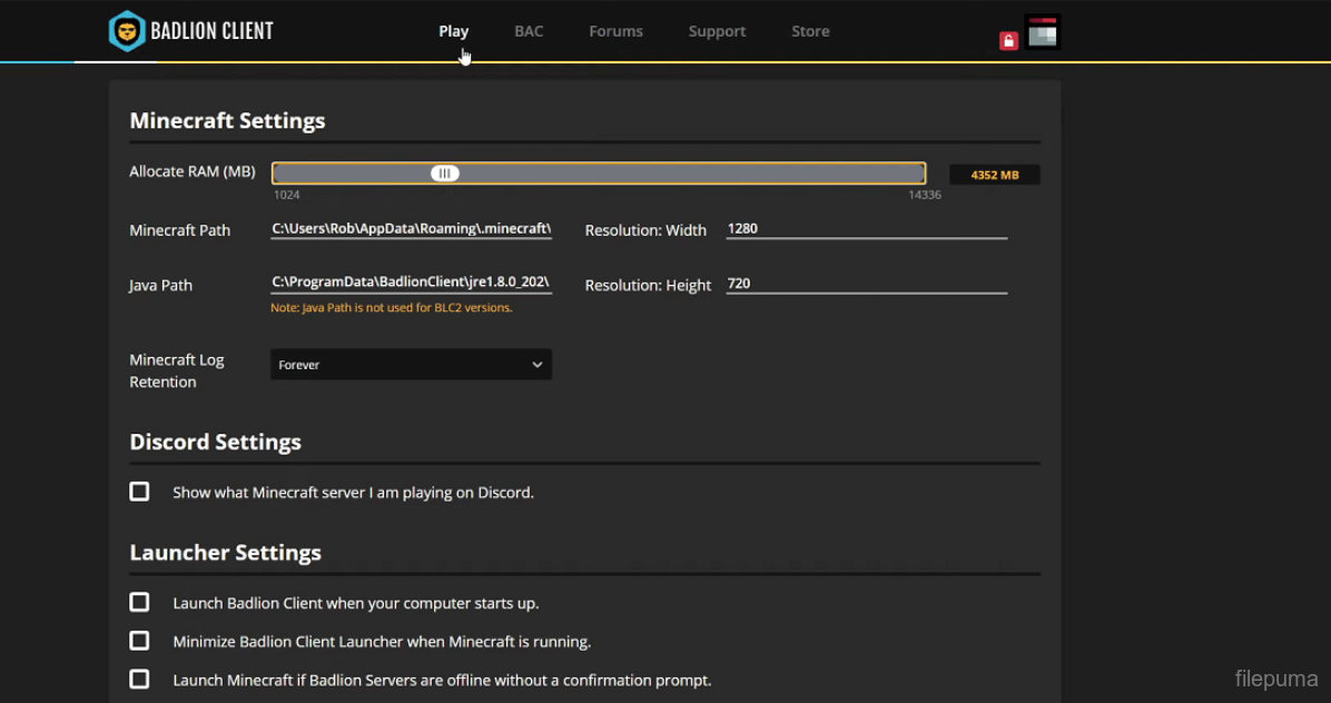 Baixar Badlion Client 4.5.2 para windows - Filepuma.com