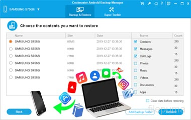 Descargar Coolmuster Android Backup Manager 3.1.15 para windows - Filepuma.com