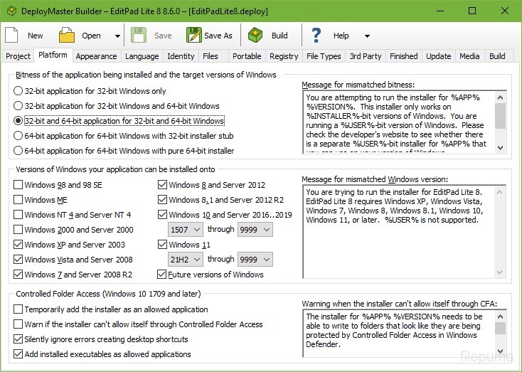 Descargar DeployMaster 7.6.0 para windows - Filepuma.com