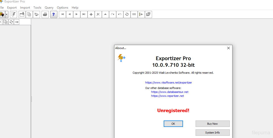 Download Exportizer Pro (32bit) 10.2.2.2011 for windows - Filepuma.com