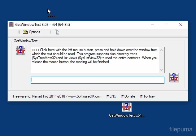 ダウンロード GetWindowText (32bit) 5.11 ために windows - Filepuma.com