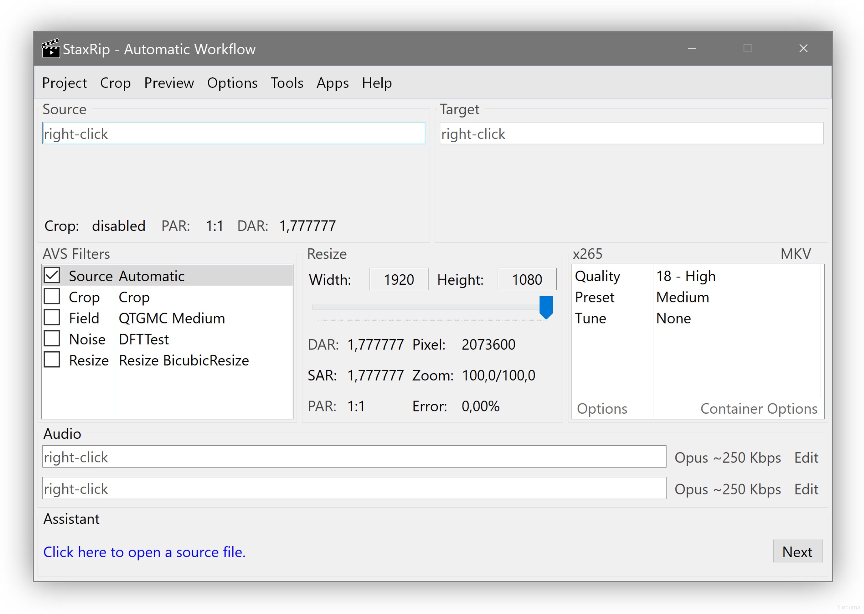 Baixar StaxRip 2.50.0 para windows - Filepuma.com