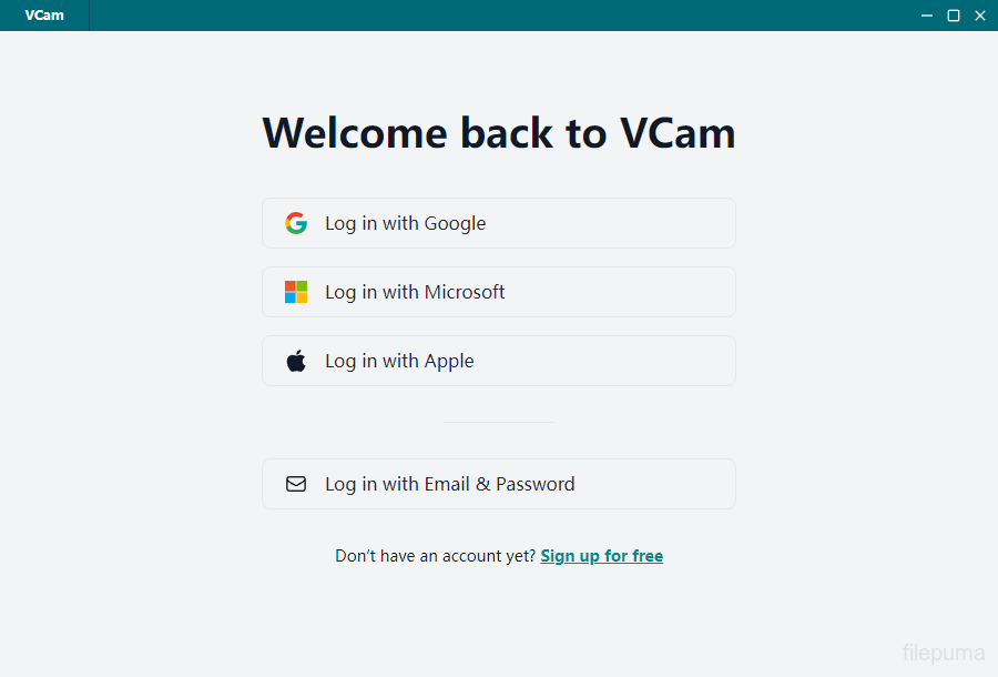 Baixar VCam 2.0.255 para windows - Filepuma.com