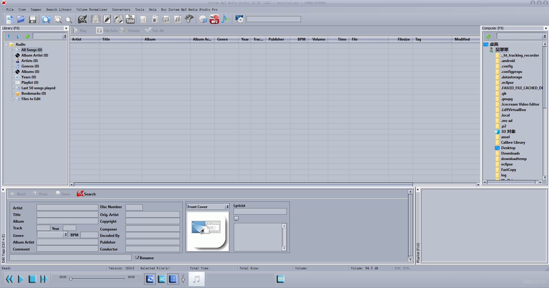 Download Zortam Mp3 Media Studio (64bit) 33.25 for windows - Filepuma.com